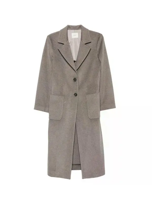 BARBA NAPOLI Louise Single-breasted Patch-pocket Coat