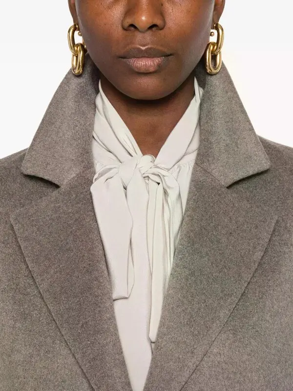 BARBA NAPOLI Louise Single-breasted Patch-pocket Coat