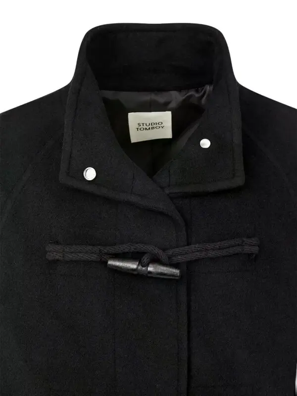 STUDIO TOMBOY Toggle-fastening Funnel-neck Coat