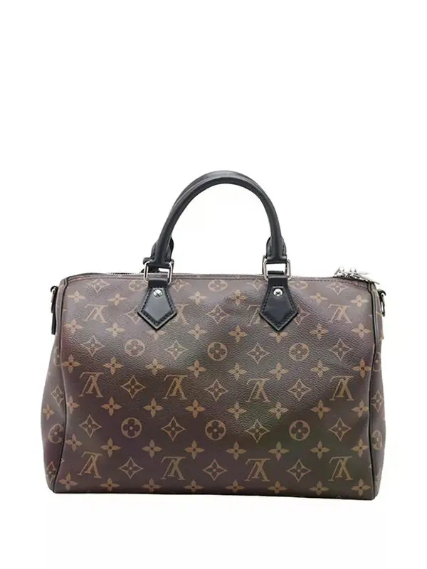 LOUIS VUITTON 2021-2026 Monogram Speedy Soft 30 Dark Satchel