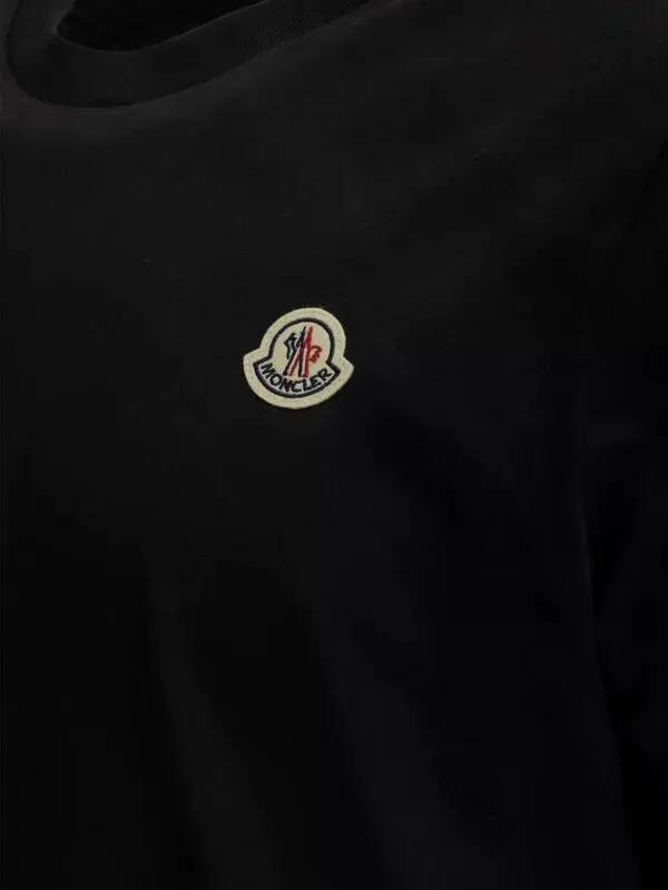 Moncler Logo-patch T-shirt - Black