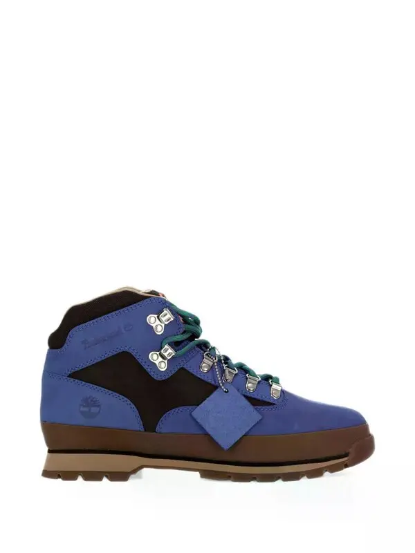 Timberland Euro Hiker Panelled Lace-up Boots - Blue