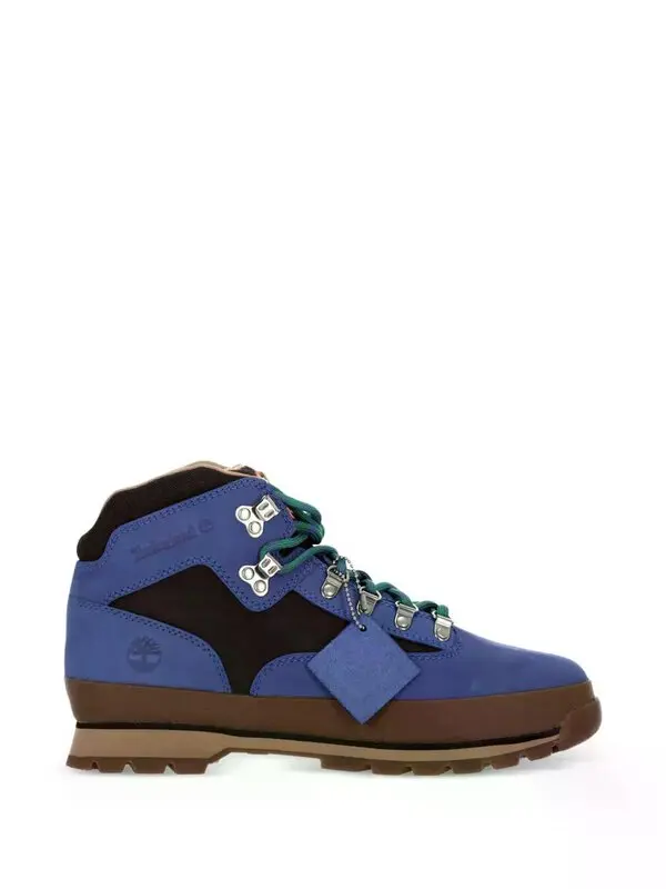 Timberland Euro Hiker Panelled Lace-up Boots - Blue