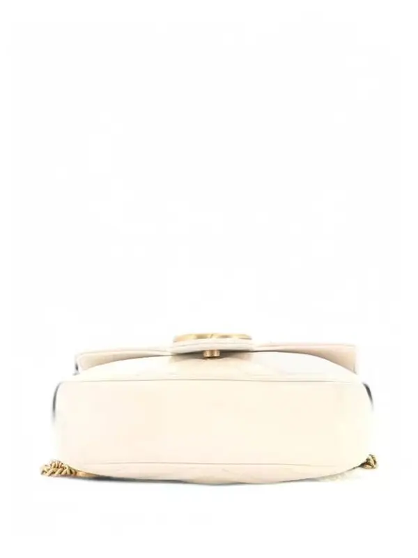 Gucci Gg Marmont Flap Bag Matelasse Leather Super Mini Crossbody Bag
