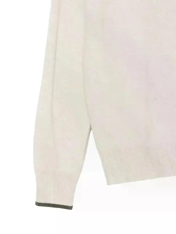Alpha Studio Roll-neck Ribbed-trim Sweater