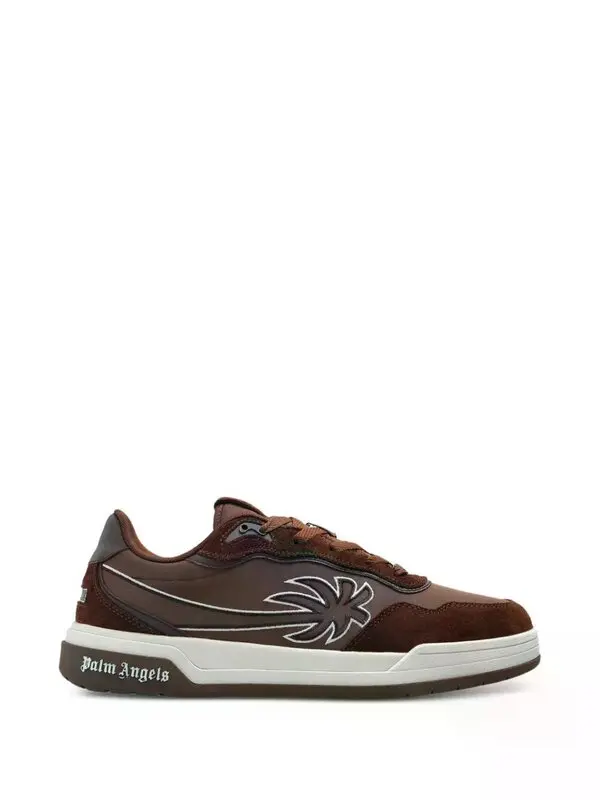 Palm Angels Palm Tennis Panelled Sneakers - Brown