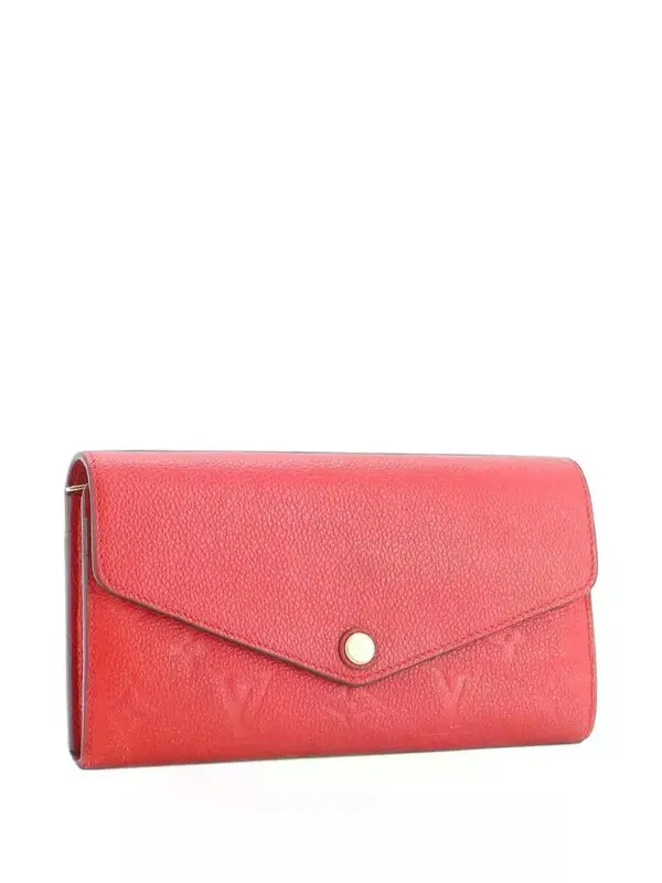 LOUIS VUITTON Sarah Wallet Nm Monogram Empreinte Leather Small Wallets