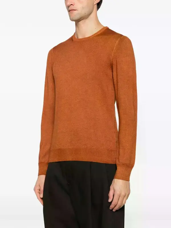 VENGERA Virgin-wool Crew-neck Sweater
