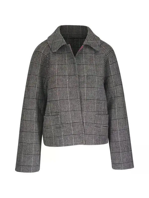ODEEH Prince Of Wales Check Jacket - Grey