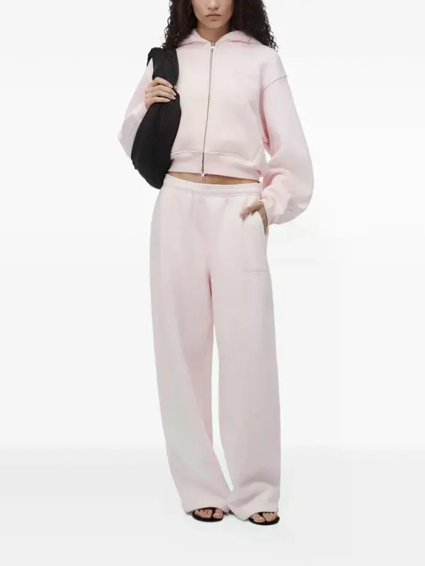 Alexander Wang Hotfix-embellished Zip-up Hoodie