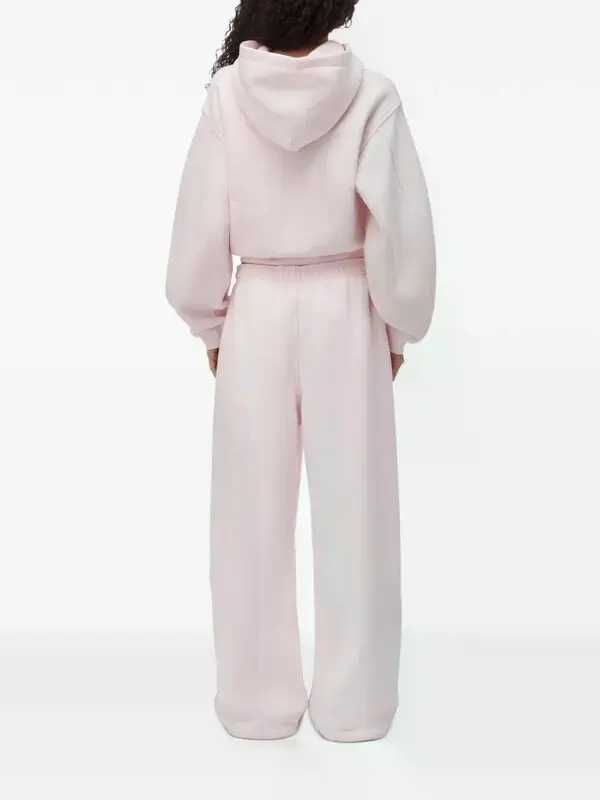 Alexander Wang Hotfix-embellished Zip-up Hoodie