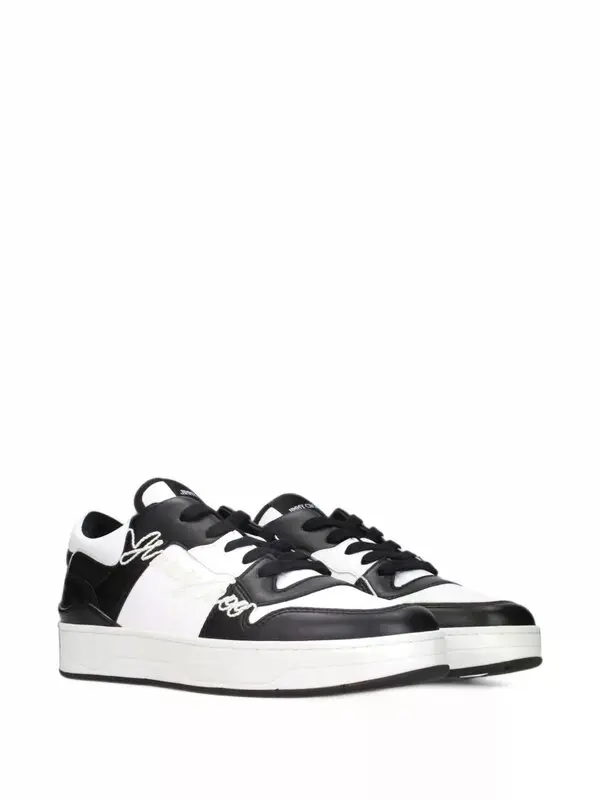 JIMMY CHOO Logo-embroidered Panelled Sneakers