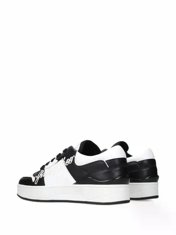 JIMMY CHOO Logo-embroidered Panelled Sneakers