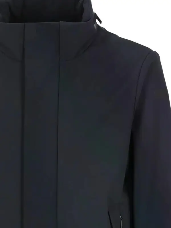 RRD High-neck Concealed-hood Jacket