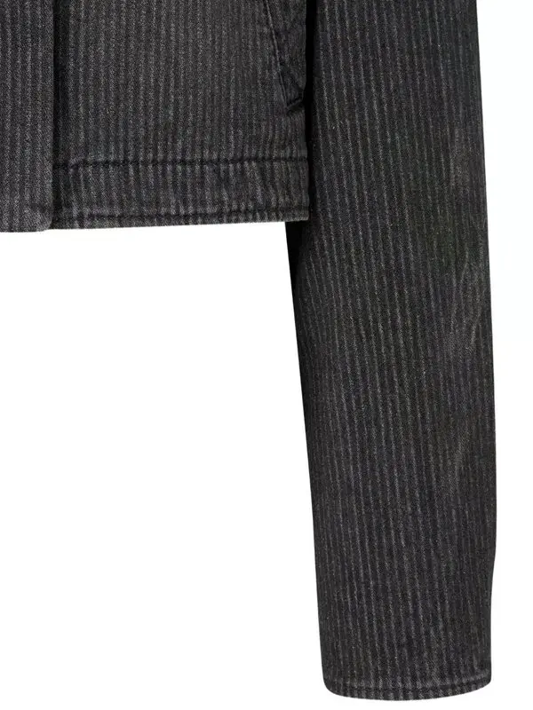 STUDIO TOMBOY Pinstriped Cropped Jacket