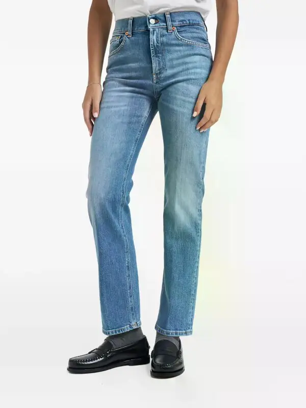 DONDUP Dafne Faded Straight-leg Jeans