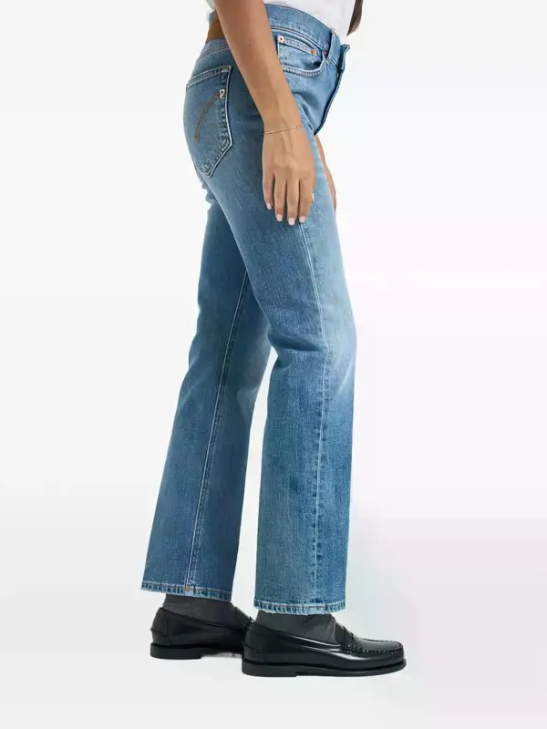 DONDUP Dafne Faded Straight-leg Jeans
