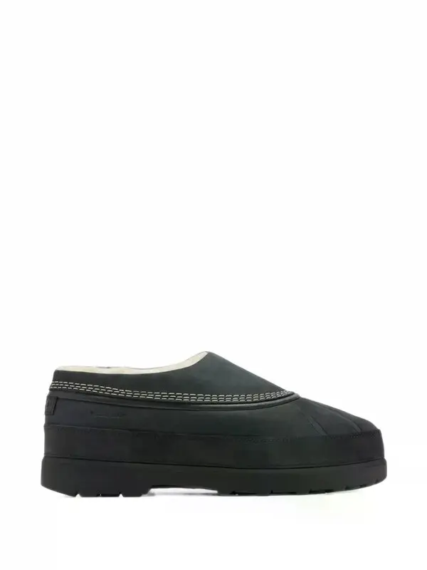 Sorel Ambler Suede Contrast-stitch Mules - Black