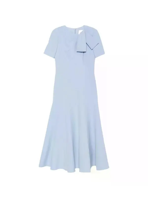 Roland Mouret Bow-detail A-line Midi Dress