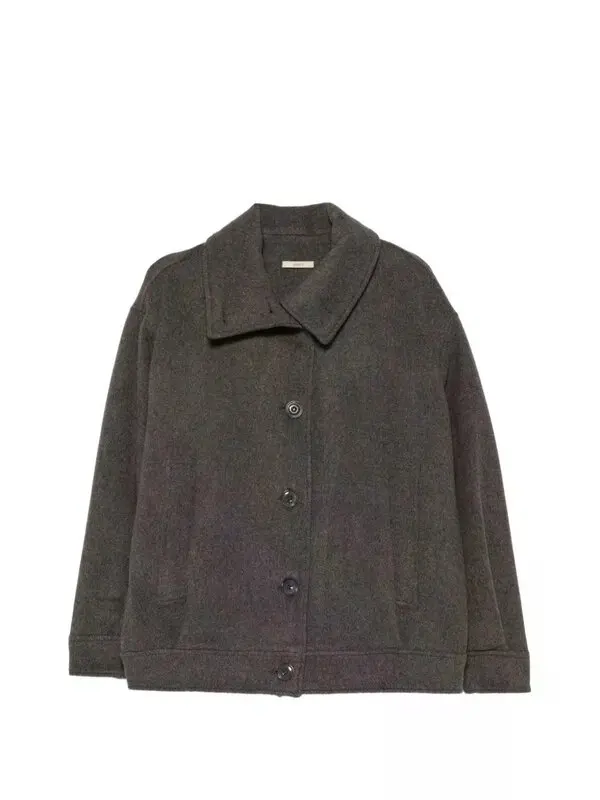 SESSUN Button-up Collared Jacket - Grey