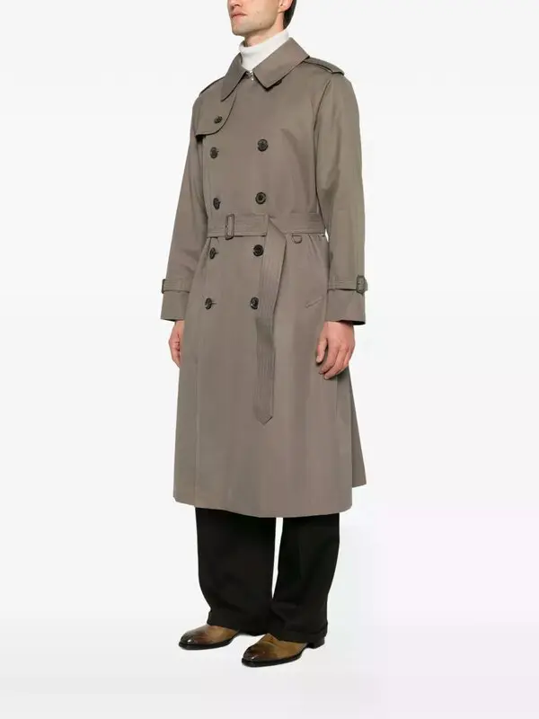 Caruso Double-breasted Belted Trench Coat