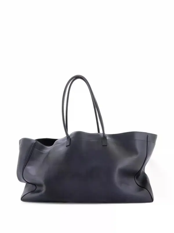 Balenciaga Subway Trench Coat Bag Leather Tote Bag - Black