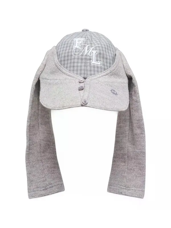 SULTRY VIRGIN Alumni Cardigan Cap - Grey