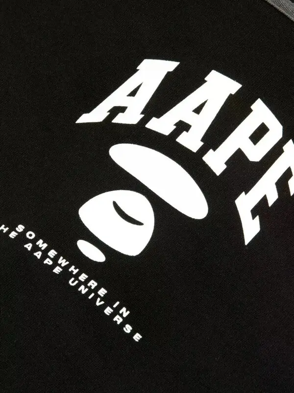 AAPE BY *A BATHING APE Moonface Patch Baseball Shirt