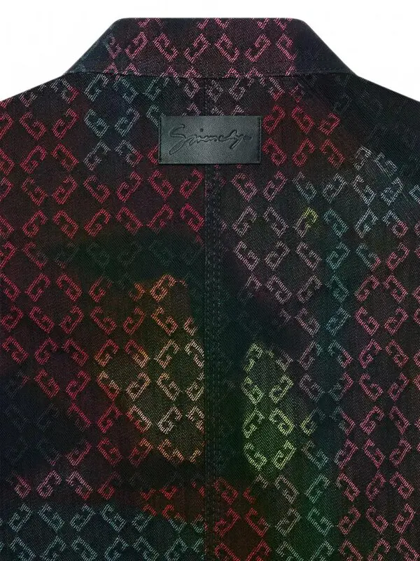 Givenchy Multicolor Jacket In Denim Monogram 72