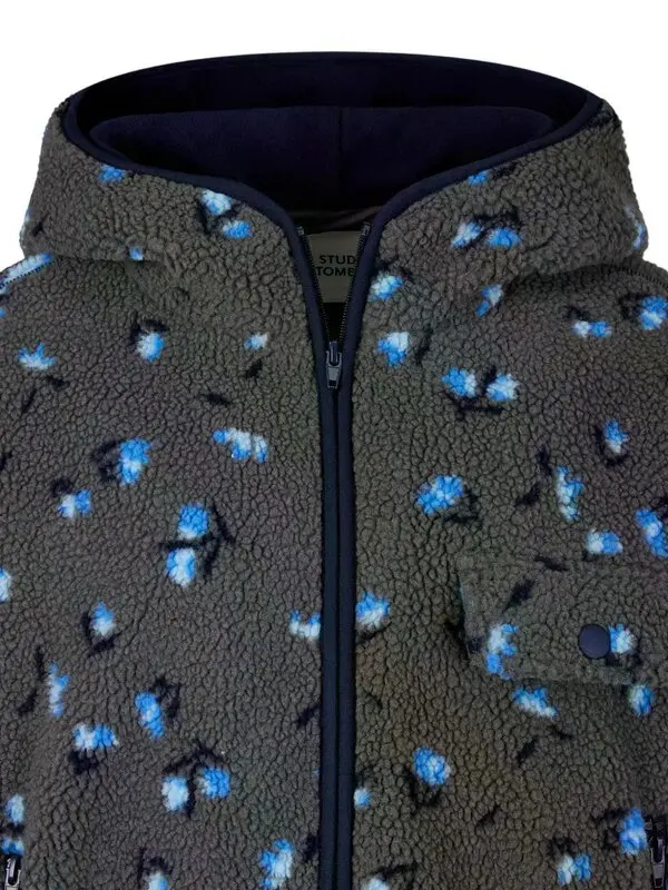 STUDIO TOMBOY Floral-print Hooded Jacket