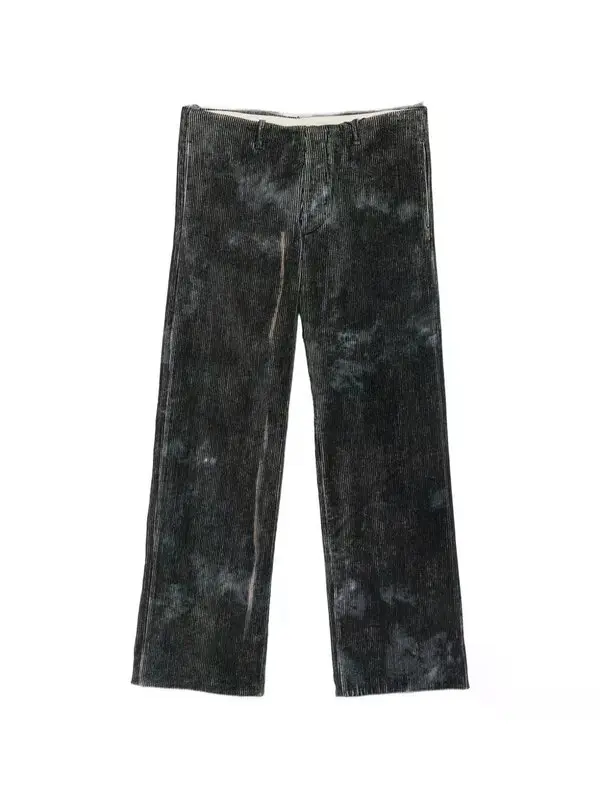 KANG Faded Corduroy Trousers - Black