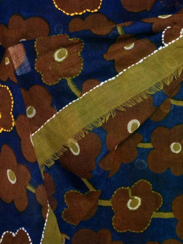 BAOBAB Floral-print Fringed Scarf