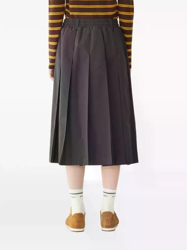 STUDIO TOMBOY Pleated Elasticated-waist Midi Skirt