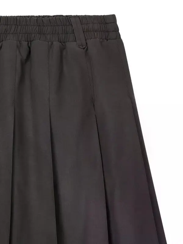 STUDIO TOMBOY Pleated Elasticated-waist Midi Skirt