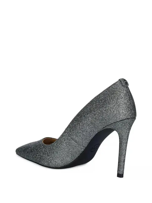 Michael Kors Glitter-effect Pointed-toe Pumps