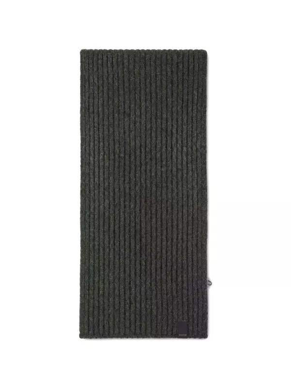 SLOWEAR Ribbed-knit Scarf - Grey