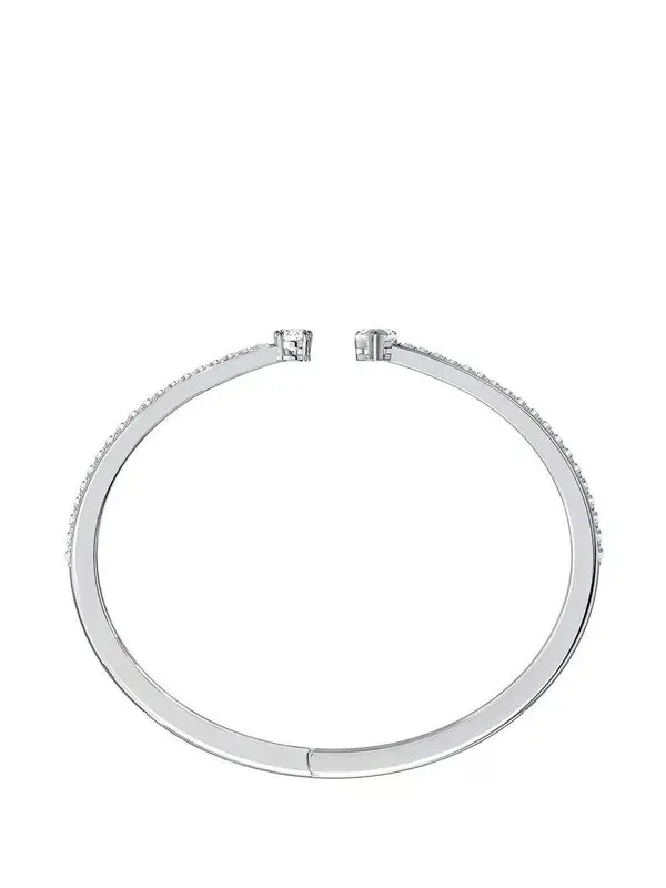 SWAROVSKI Mesmera Crystal-embellished Cuff Bracelet - Silver