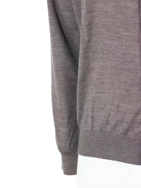 KANGRA V-neck Button-down Wool Cardigan