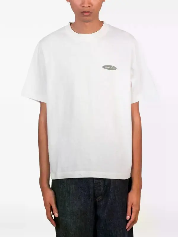 BRAM’S FRUIT Distressed Slogan-print T-shirt