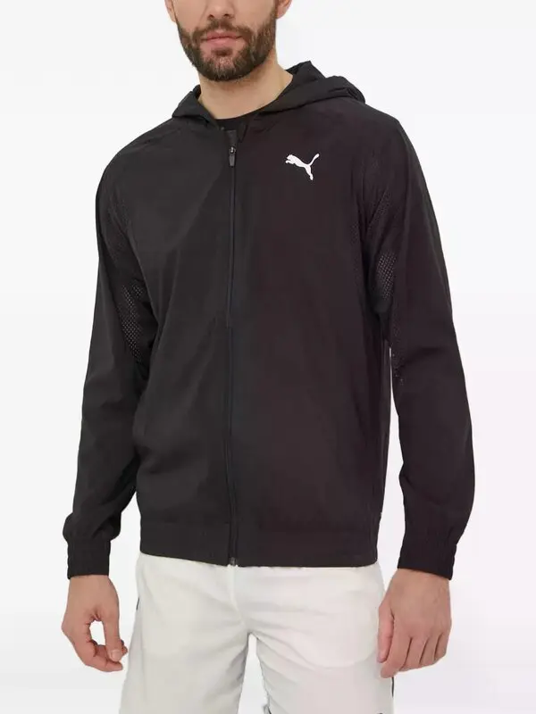 PUMA Fit Zip-up Training Jacket - Black