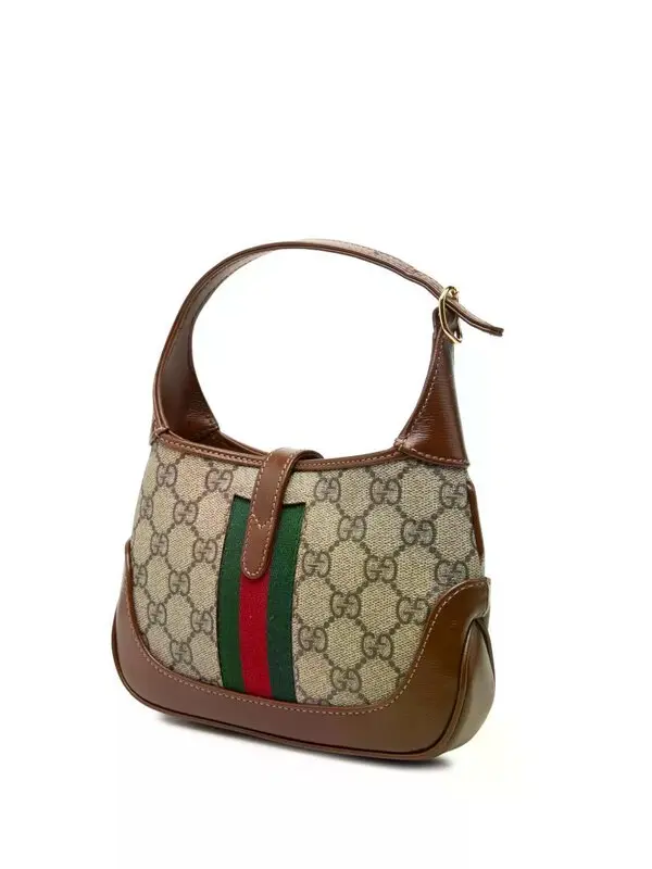 Gucci 2016-2026 Mini Gg Supreme Web Jackie 1961 Crossbody Bag - Neutrals