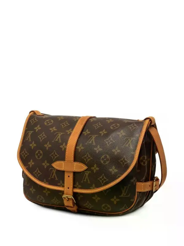 LOUIS VUITTON 2004 Monogram Saumur 30 Crossbody Bag