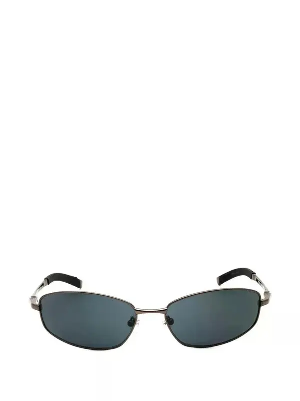 HARLEY-DAVIDSON Sculpted-arm Rectangle-frame Sunglasses - Grey