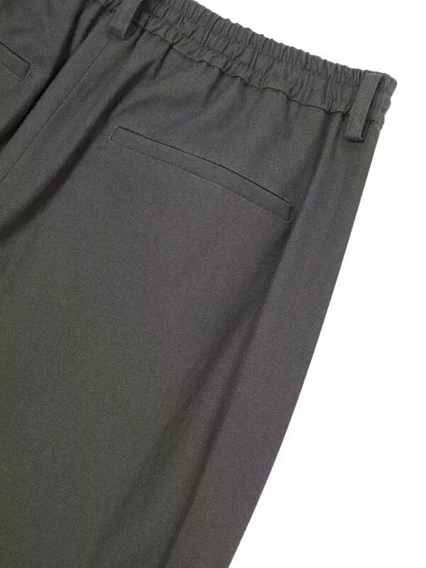 STUDIO TOMBOY Pleated Wide-leg Tailored Trousers