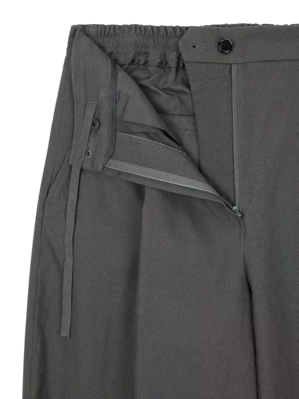 STUDIO TOMBOY Pleated Wide-leg Tailored Trousers
