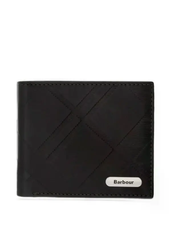 Barbour Brunton Leather Wallet - Black