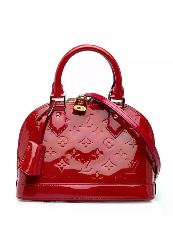 LOUIS VUITTON 2012 Monogram Vernis Alma Bb Satchel