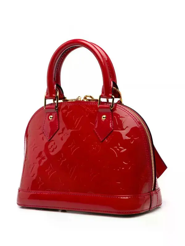 LOUIS VUITTON 2012 Monogram Vernis Alma Bb Satchel
