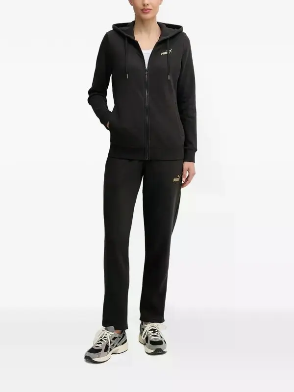 PUMA Logo-print Tracksuit Set - Black