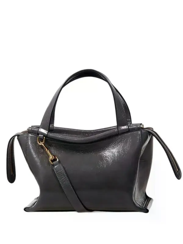 WANDLER Ida Patent-leather Tote Bag